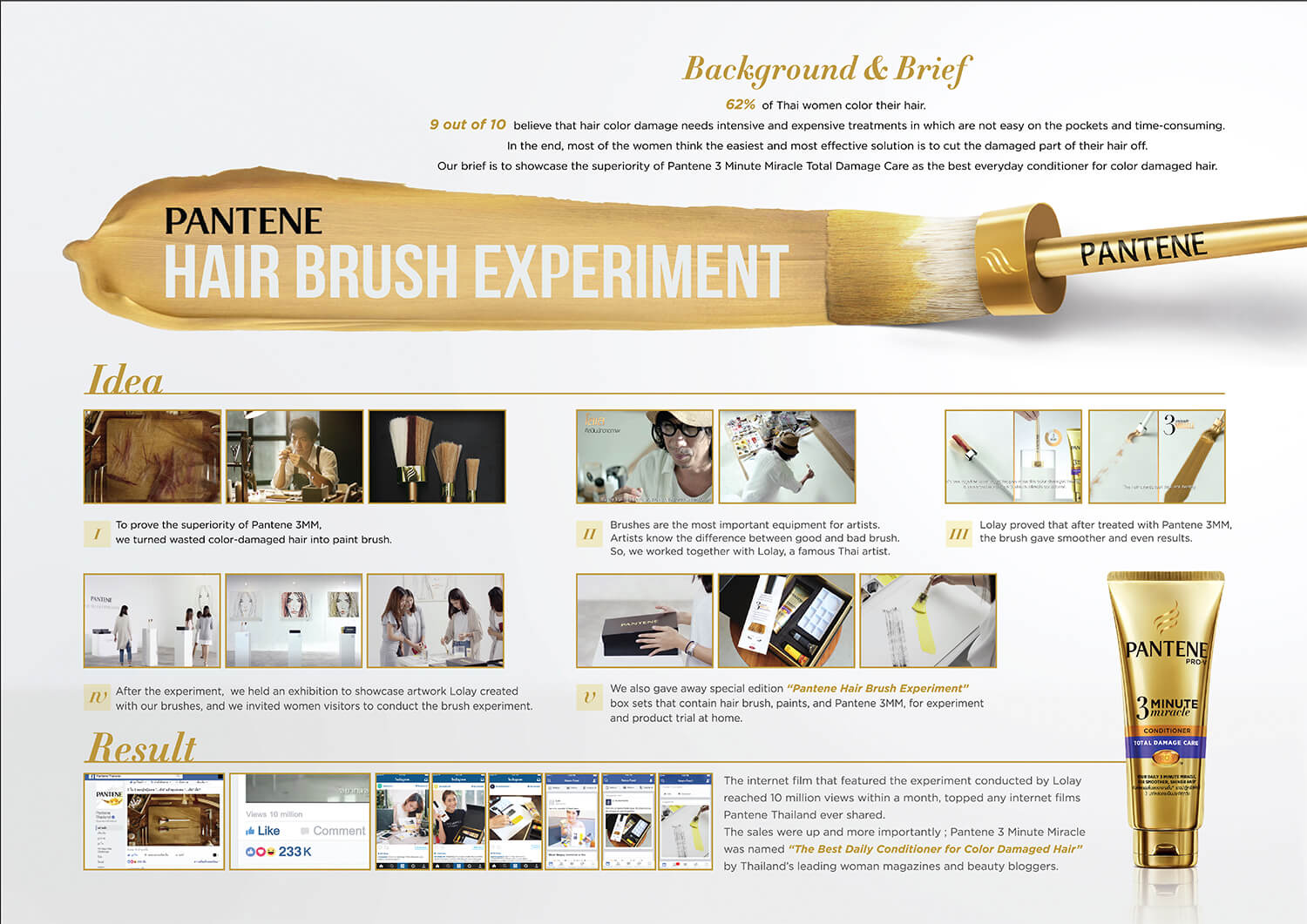 THE HUMAN HAIR BRUSH EXPERIMENT - A D M A N 2 0 1 8
